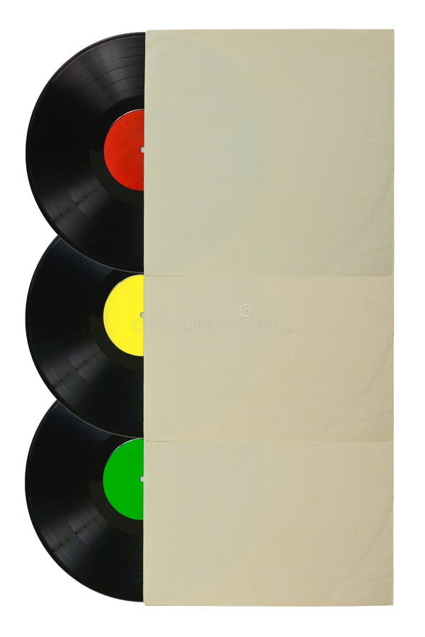 Color Vinyl Disc on Turntable Stock Photo - Image of songs ...