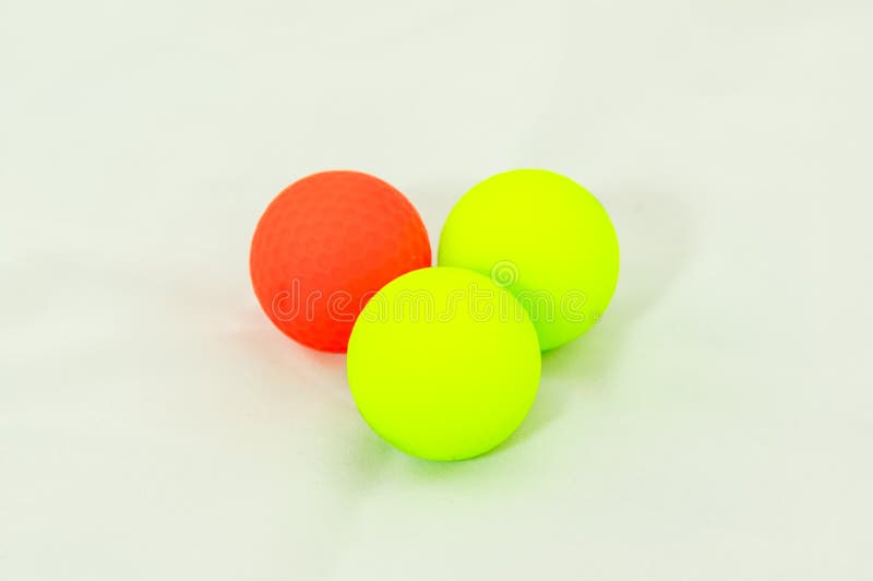 Colored golf balls stock image. Image of sphere, round - 160603