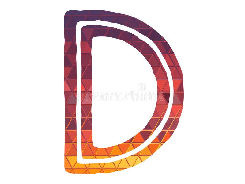 D Colored Logo Stock Illustrations – 593 D Colored Logo Stock ...