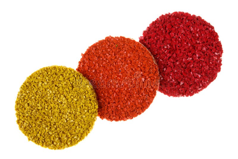 Colored Rubber Flooring Samples Stock Photo - Image of slip, colors ...