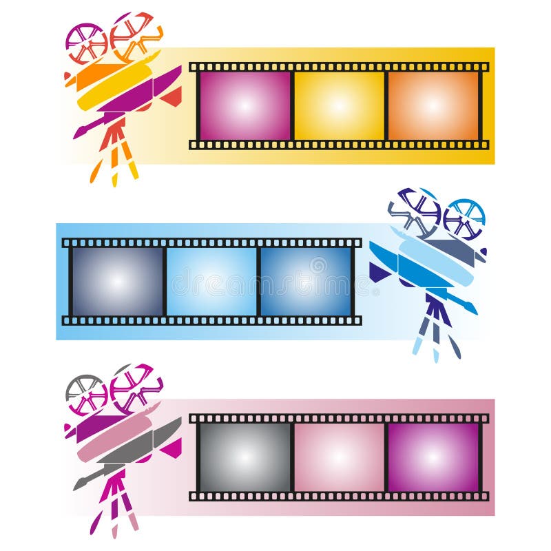 Three colorful banners stock vector. Illustration of black - 29458404