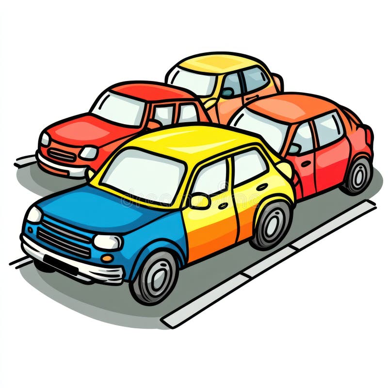Three Cartoon Cars Stock Illustrations – 648 Three Cartoon Cars Stock ...