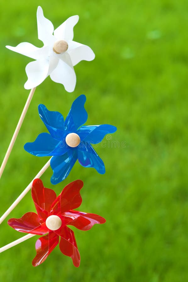 Blue pinwheels stock photo. Image of parade, blue, childhood - 13933758
