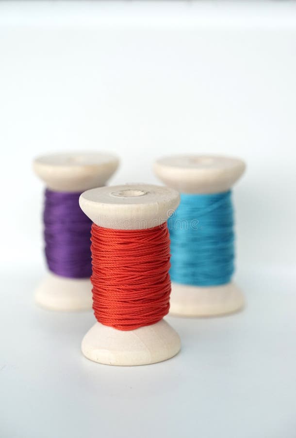 Spools of thread stock image. Image of embroidery, needlework - 19133403