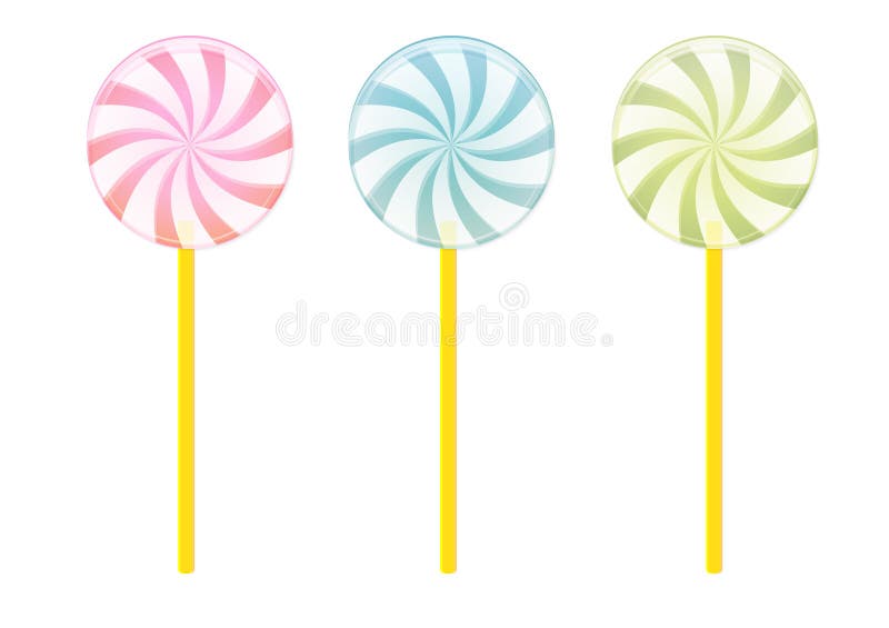 Three colors candy stock vector. Illustration of green - 29733616