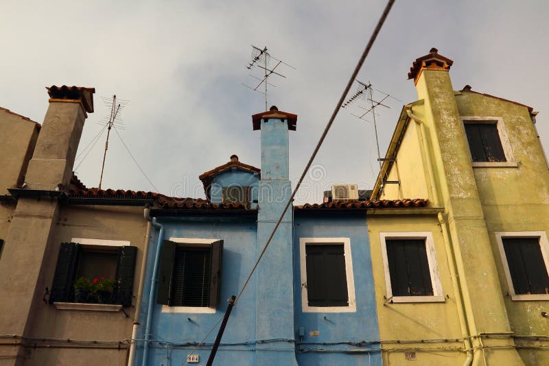 Three colors of the house stock photo. Image of decoration - 48180474