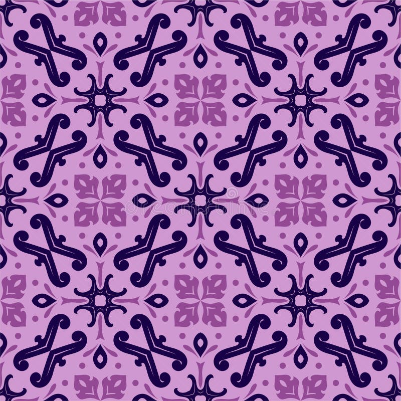 Three Colors Seamless Ornament Shape. Simple Pattern Abstract ...