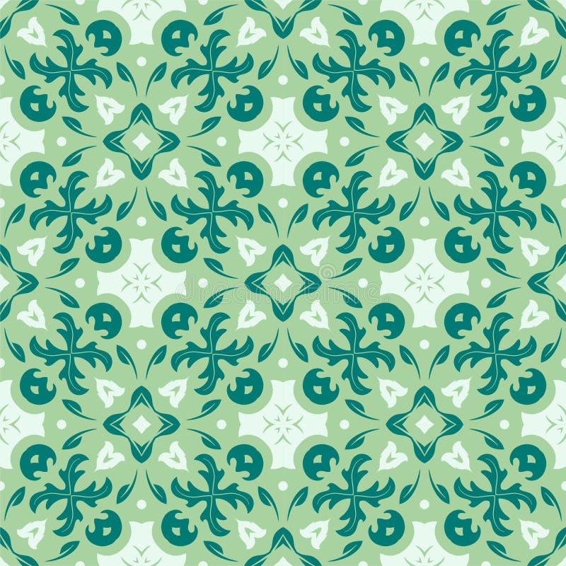 Three Colors Seamless Ornament Shape. Simple Pattern Abstract ...