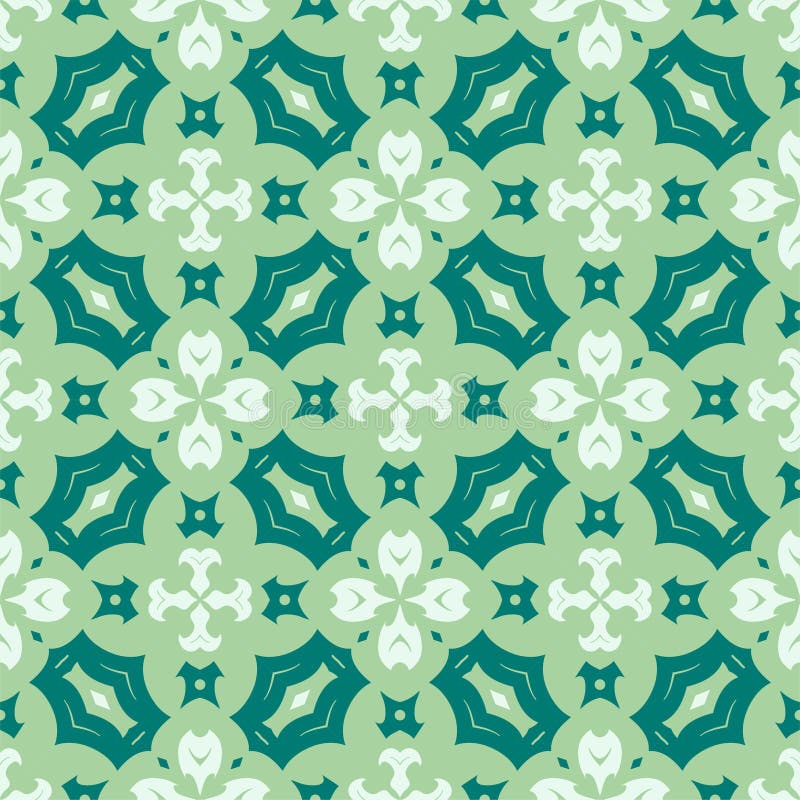 Three Colors Seamless Ornament Shape. Simple Pattern Abstract ...