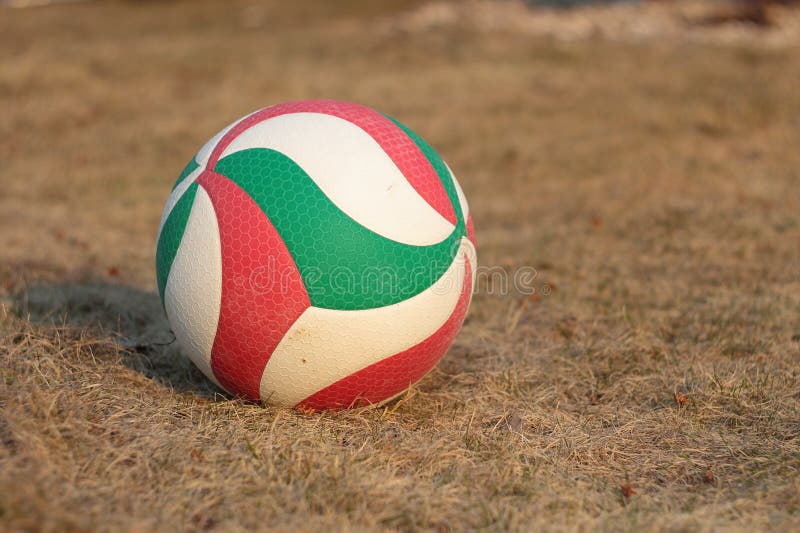 Three colour ball stock image. Image of beach, sports - 54221709