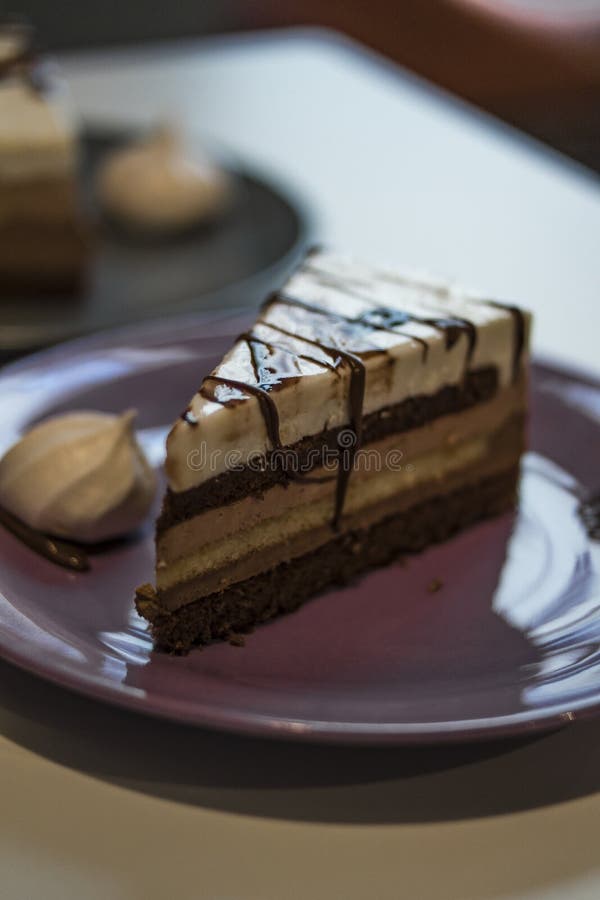 Three colour cake stock photo. Image of sweet, menasup1 - 81896472