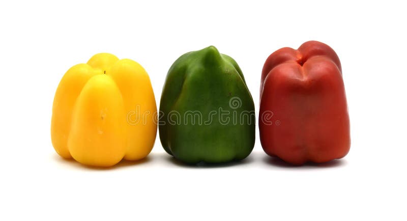 Three colour Capsicum. stock image. Image of bell, decoration - 172690323