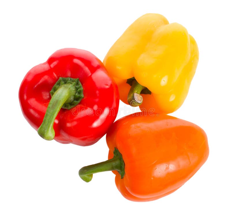 Three Peppers Falling in Water Stock Image - Image of vegetable ...
