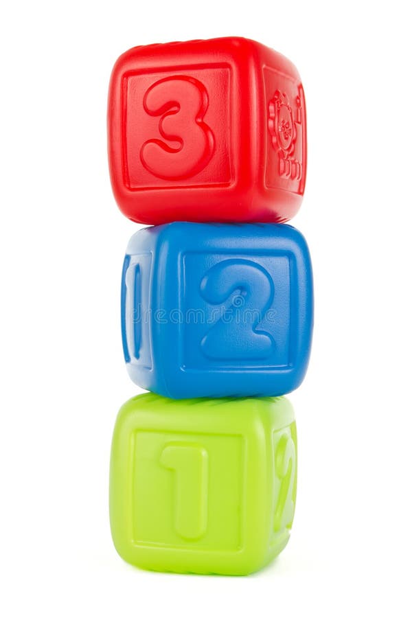 Three Stacked Building Blocks