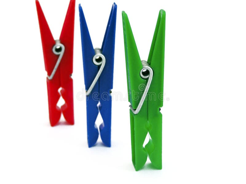 Three colours stock image. Image of fastener, colors, fasten - 1034639