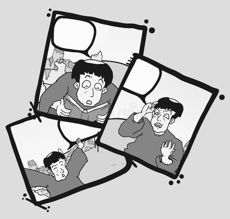 Three comic stock vector. Illustration of conversation - 227688511