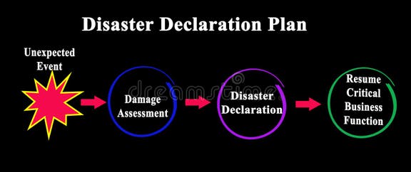 Components of Disaster Management Stock Illustration - Illustration of ...