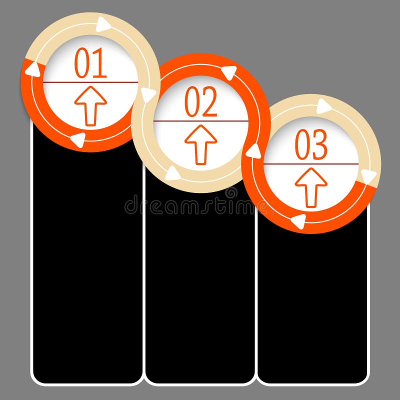 Three connected frames stock vector. Illustration of advertising - 61926529