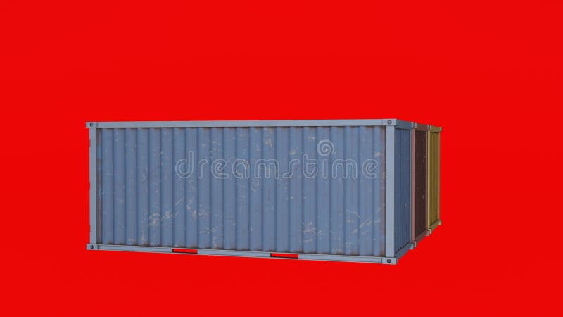Three Container photos stock illustration. Illustration of presentation ...