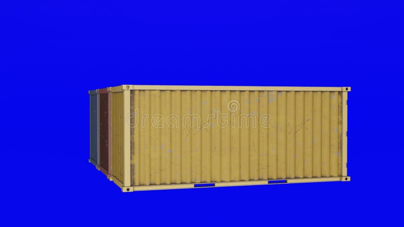 Three Container photos stock illustration. Illustration of orange ...