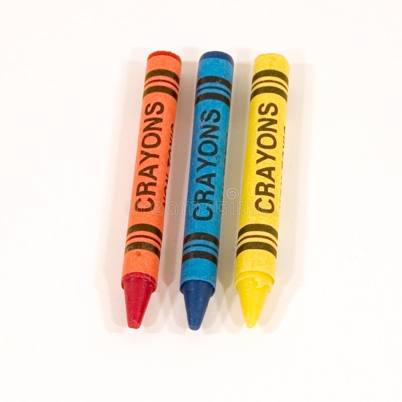 Three Crayons Royalty Free Stock Images - Image: 58809
