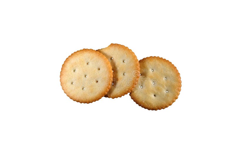 Three crispy crackers stock image. Image of tasty, snack - 364610157