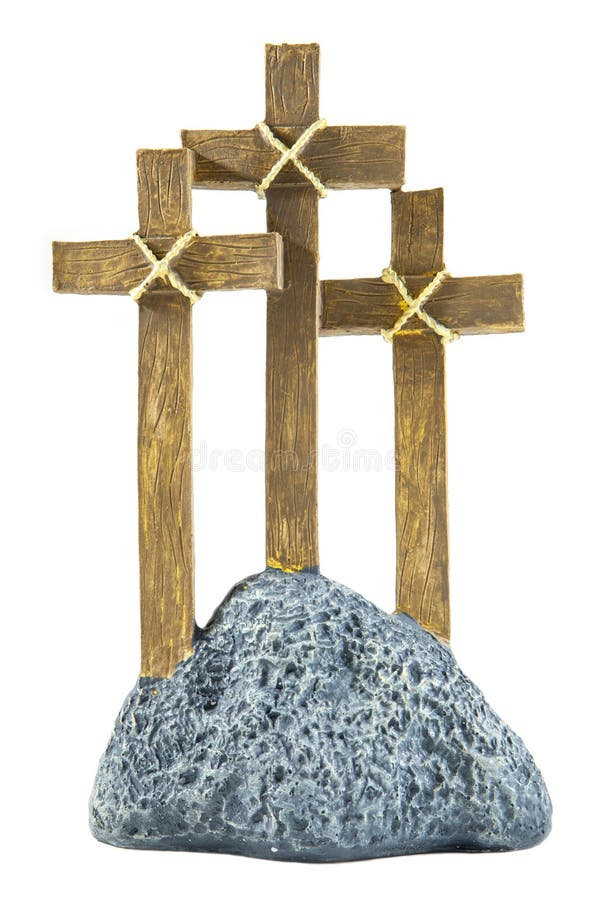 Three Crosses stock photo. Image of easter, decor, symbol - 75546312