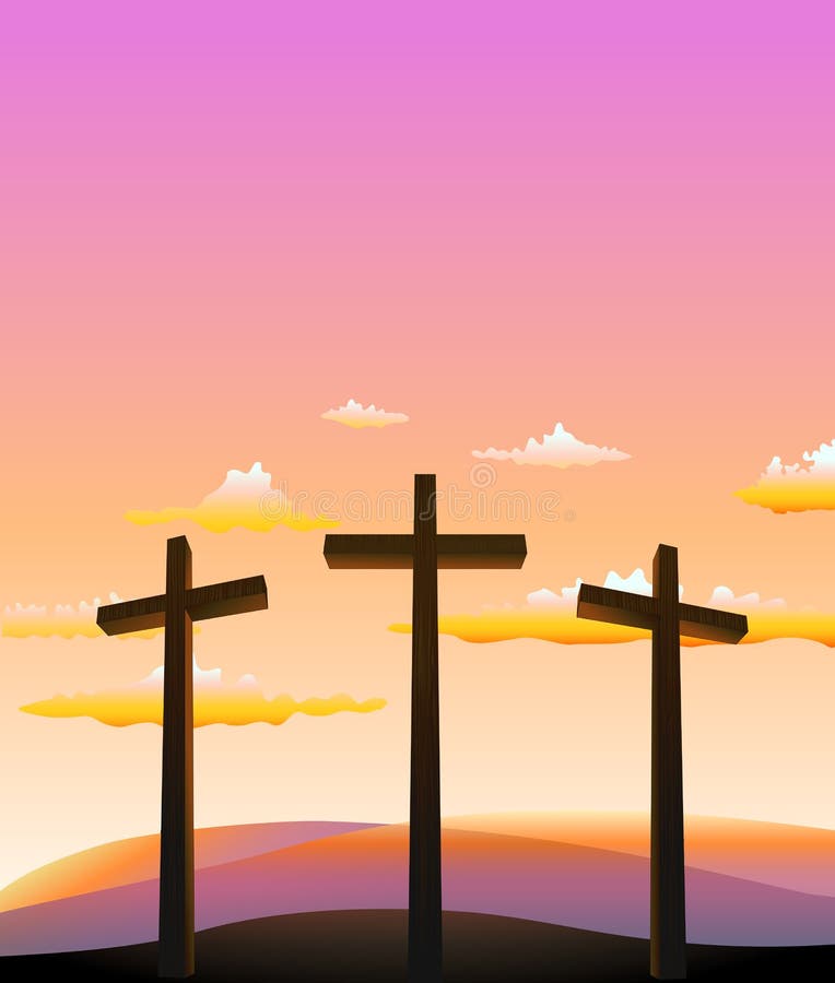 Three Crosses Stock Illustrations – 2,417 Three Crosses Stock ...