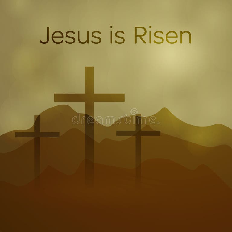 Three Crosses Empty Tomb Stock Illustrations – 289 Three Crosses Empty ...