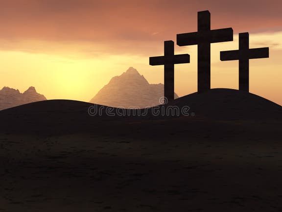 Three Crosses Sunset Stock Illustrations – 1,105 Three Crosses Sunset ...