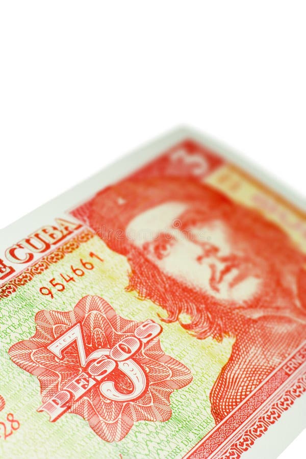 Three Cuban Pesos stock photo. Image of finance, white - 2502842