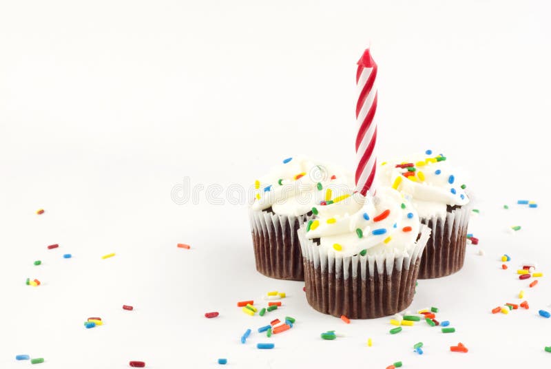 Birthday cupcake stock image. Image of cake, birthday - 33110637