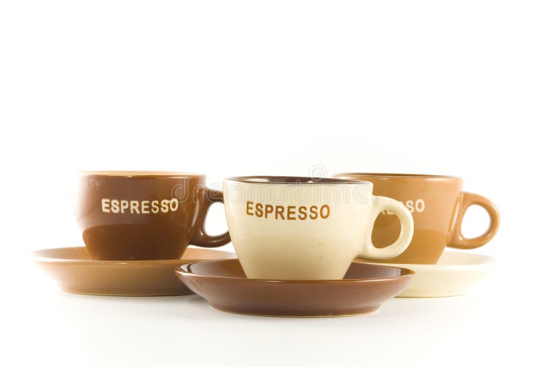 Three Cups Espresso Picture. Image: 4315028