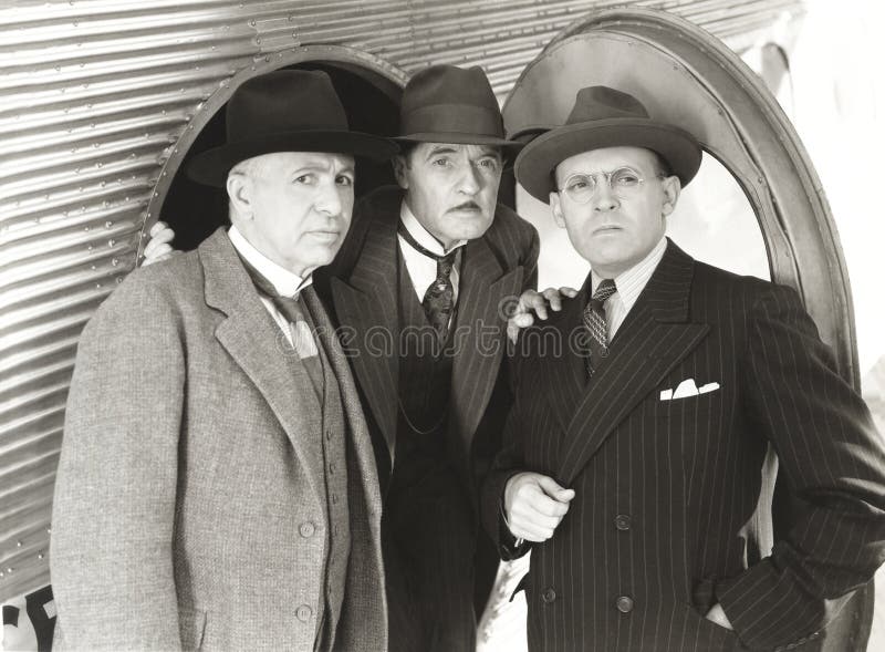 Three curious men stock image. Image of front, historical - 77560895