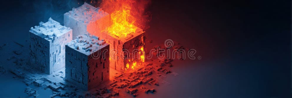 Visual Representation of Firewall Protection Layers with 3D Cubes ...