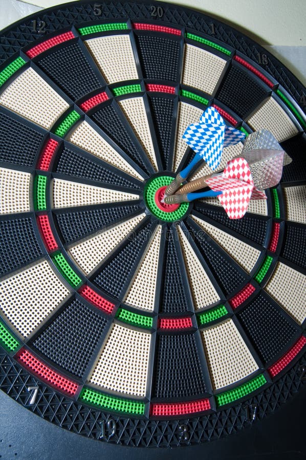 Three darts stock photo. Image of center, perfection - 12063208