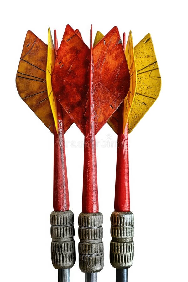 Three Darts Hitting into Each Other. Great for Sports or Competition ...