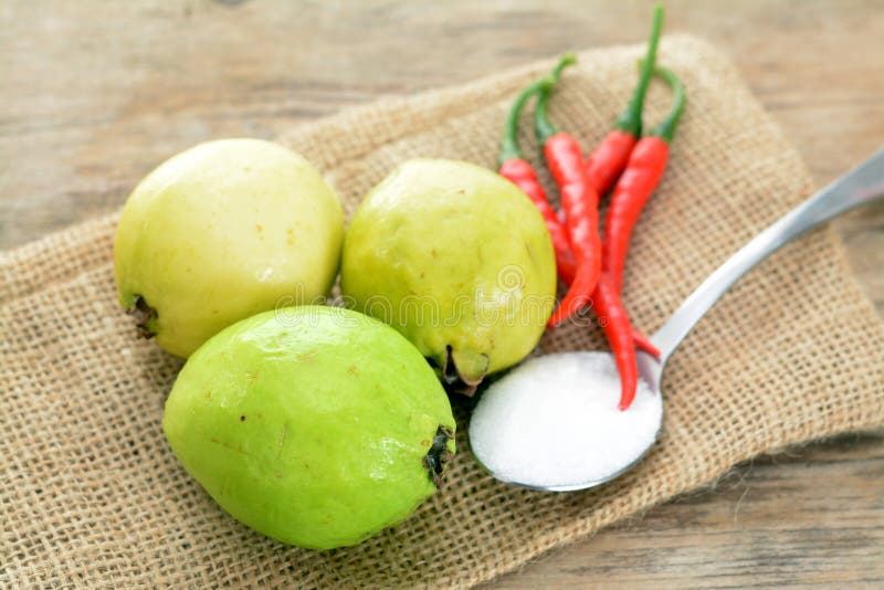 Three guava stock photo. Image of healthy, organic, fruity - 42958816