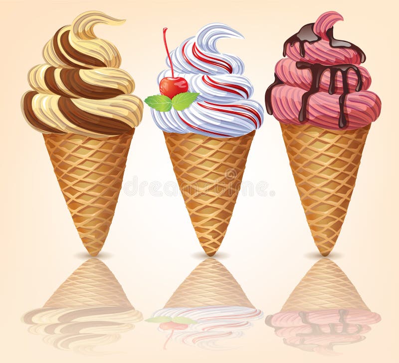 1+ Three ice cream composition Free Stock Photos - StockFreeImages