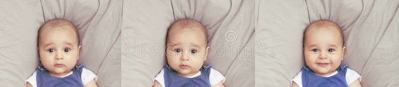 Baby expressions stock image. Image of toddler, happy - 8484339