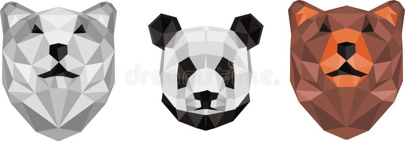 Set of different bears 3 stock vector. Illustration of collection ...