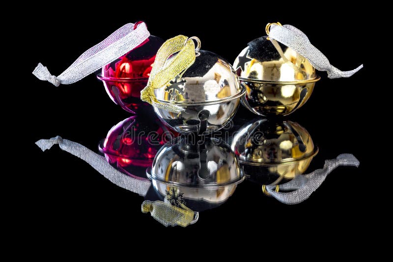 Three Different Bells Representing Christmas Stock Photo - Image of ...