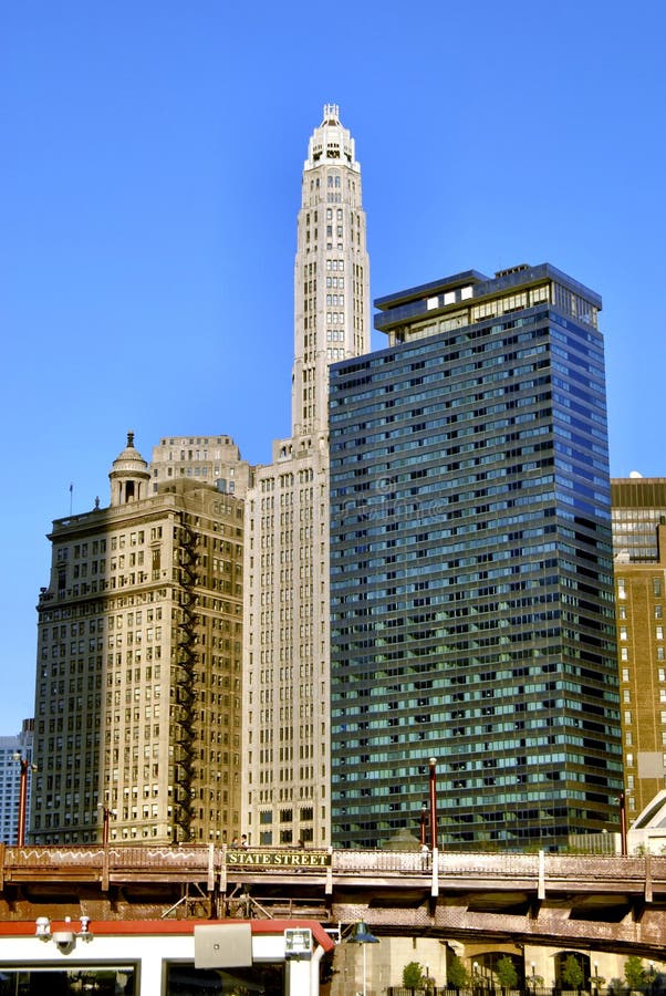 Three different buildings stock image. Image of space - 25415325