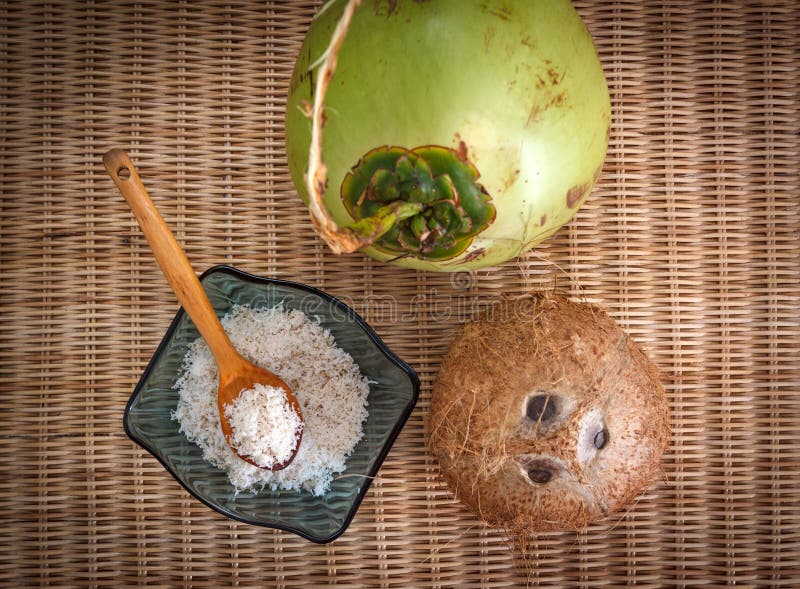 Three different coconuts stock photo. Image of clean - 65319234