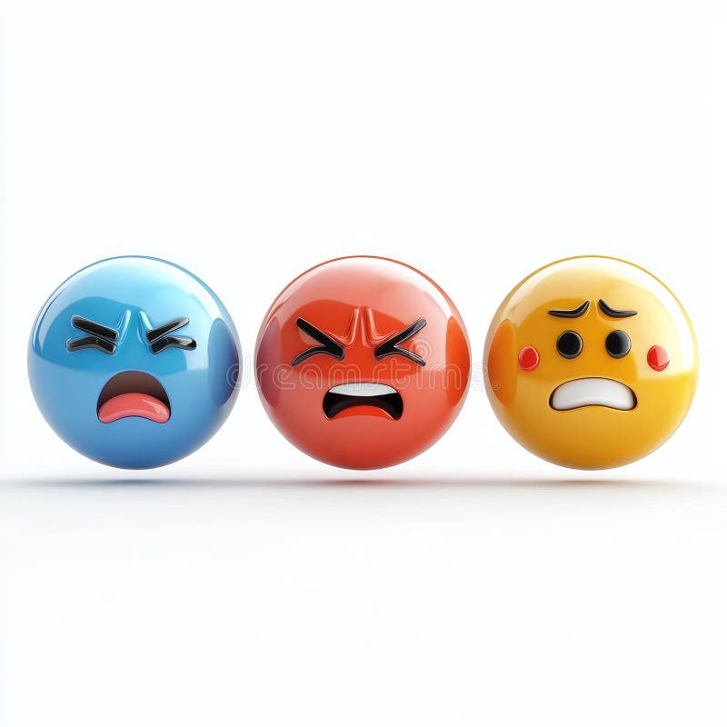 Negative Different Feelings Emotions Stock Illustrations – 282 Negative ...