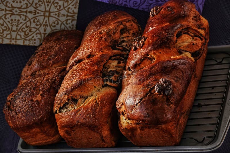 Three Different Homemade Easter Cakes - Sweet Bread Stock Image - Image ...