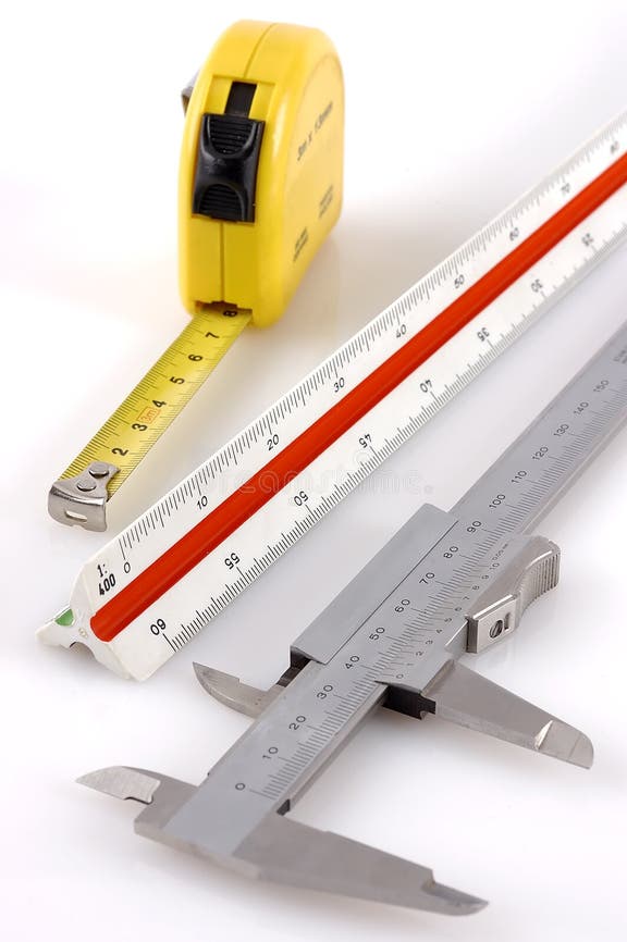 Three Different Measuring Tools Stock Photo - Image of home, instrument ...