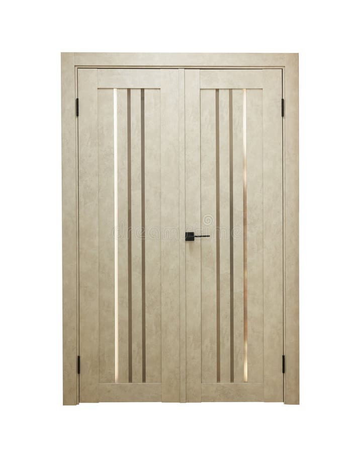 Three Different New Modern Doors in Store Stock Image - Image of safety ...