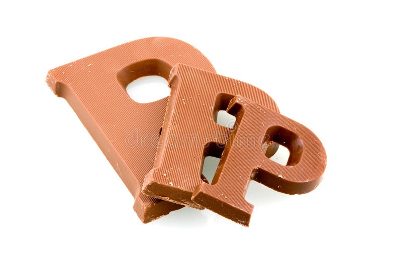 Three Different Sizes Chocolate Letter P Stock Photos - Free & Royalty ...