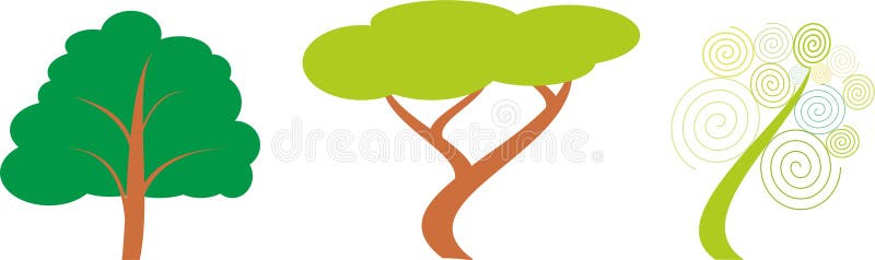 Three Different Species Trees Stock Illustrations – 5 Three Different ...